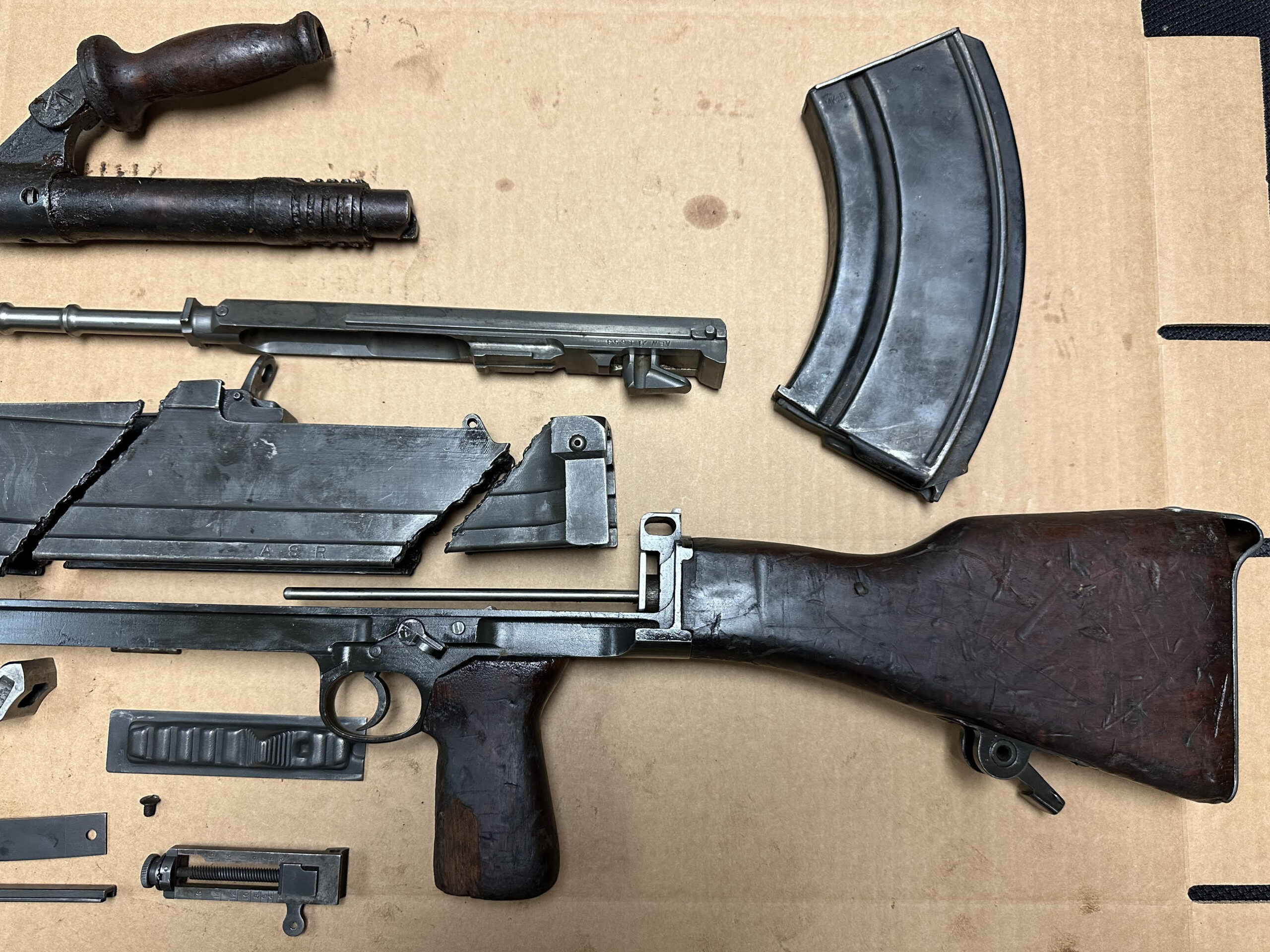 BREN MK2 Parts Kit with original excellent barrel, Cal.303 British ...