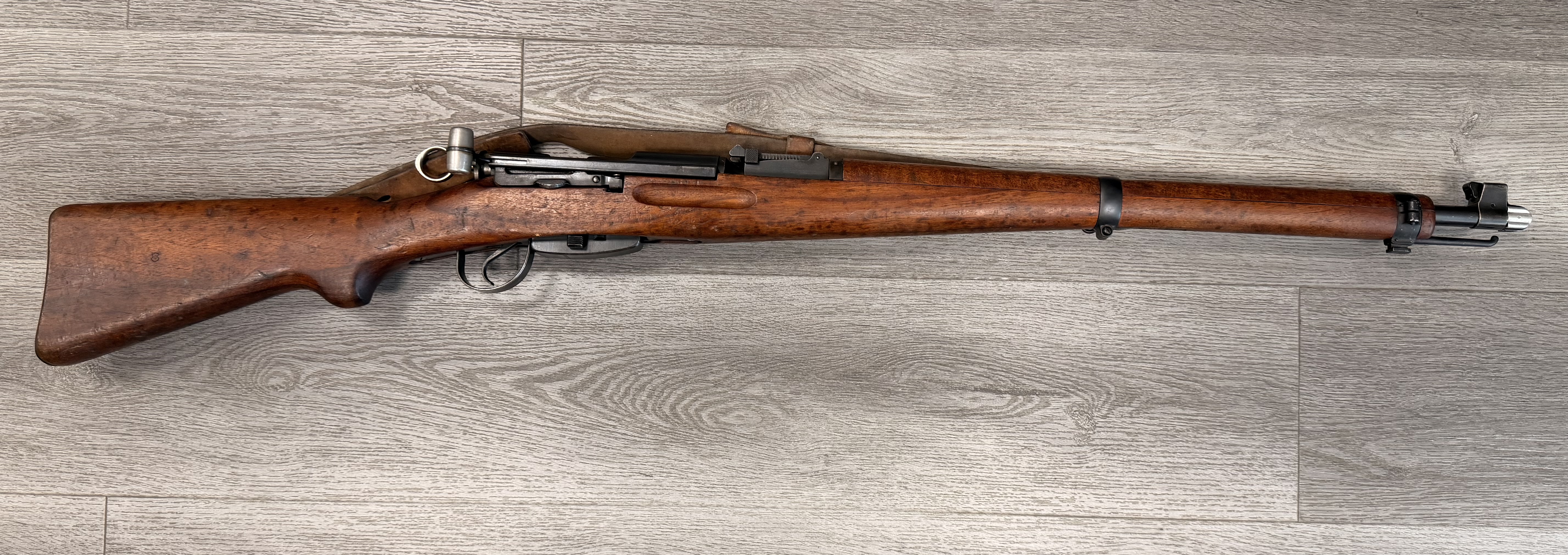 SWISS K31 7.5×55, SERIAL NUMBER 686133 with FREE sling and muzzle cover ...