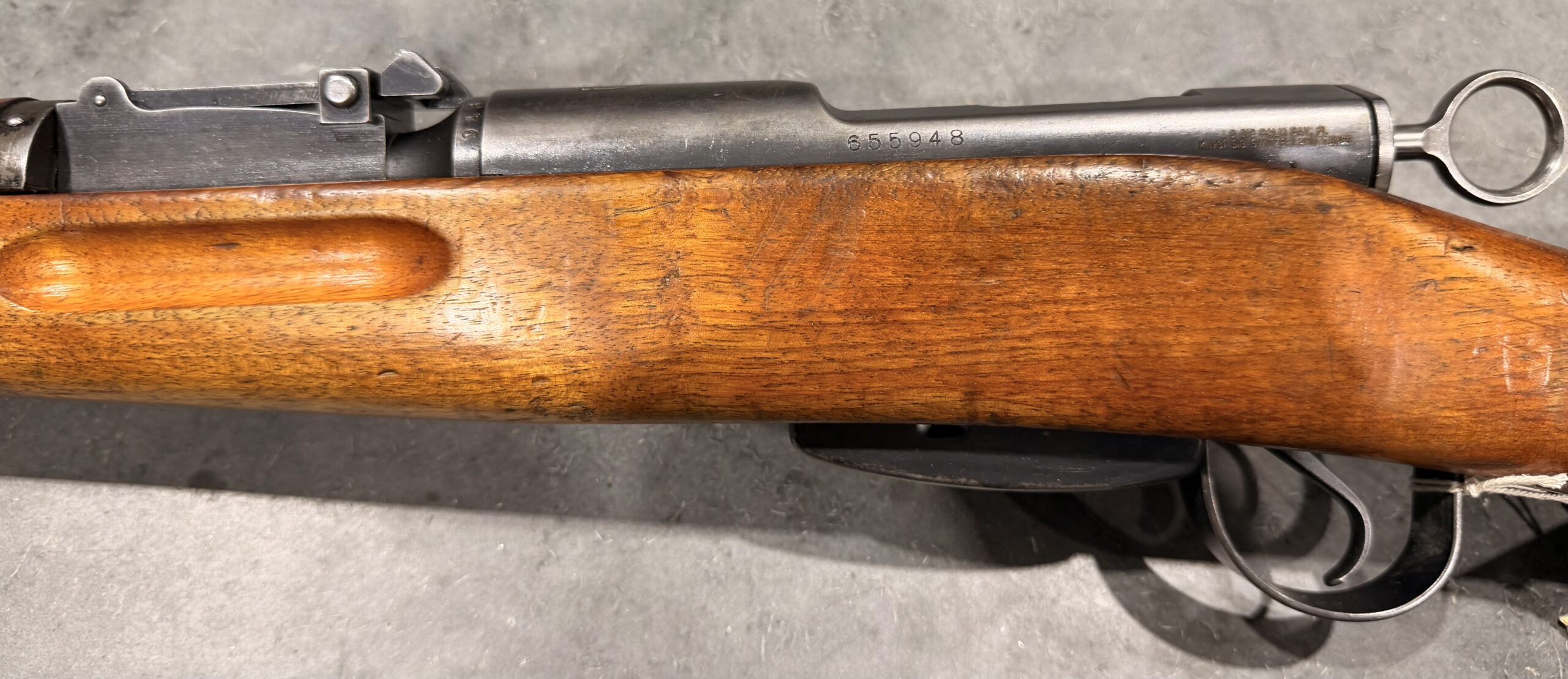 SWISS K31 7.5×55, SERIAL NUMBER 655948 with FREE sling - Royal Tiger ...