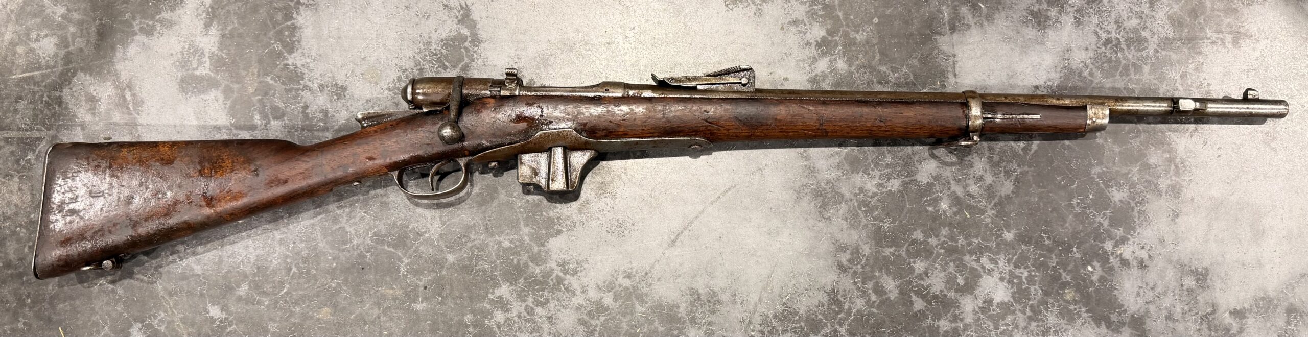 Antique Vetterli Model 1870/87 Carbine Caliber 10.4x47mmR, Serial ...