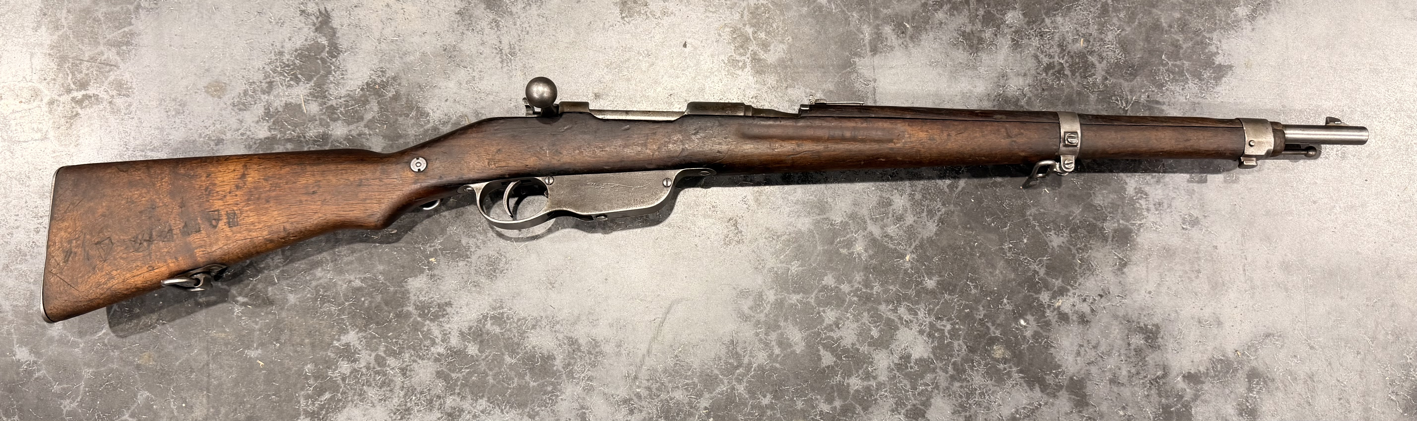 ANTIQUE STEYR M95 MANNLICHER CARBINE, 8×56R, SERIAL NUMBER 5205D ...